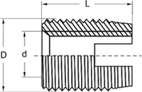 BaerFix® Thread Inserts - Dimensions